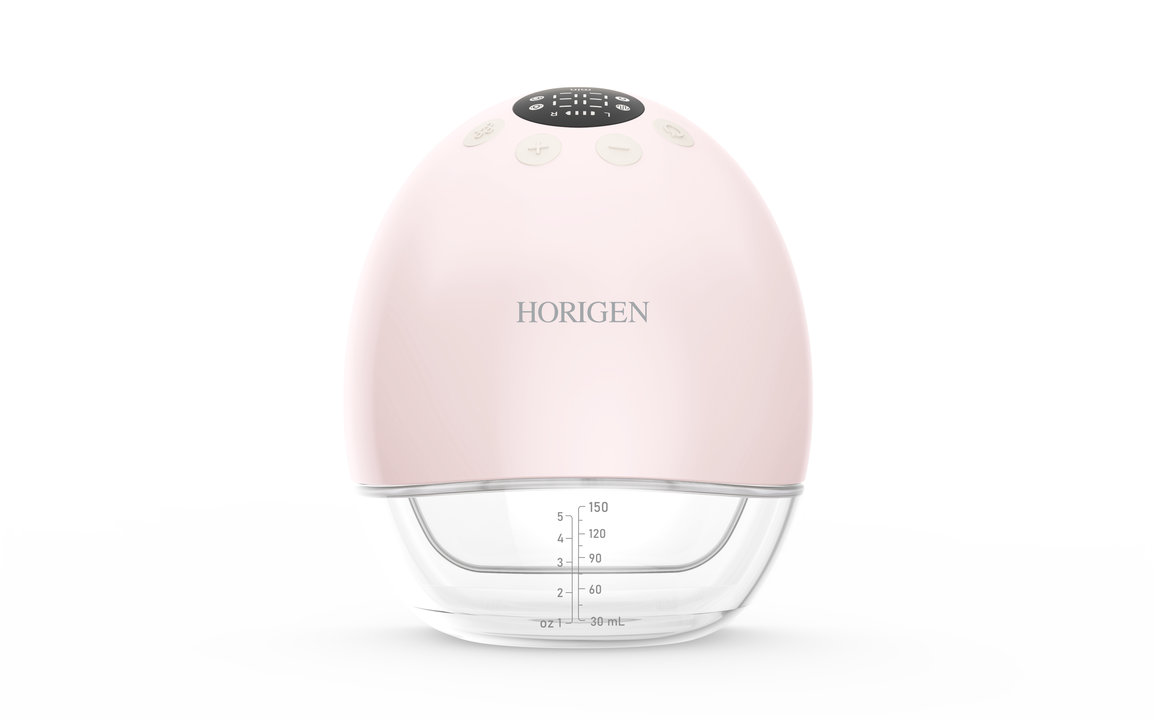 HORIGEN Pink Electric Hands Free Breast Pump Wearable Low Noise Breast